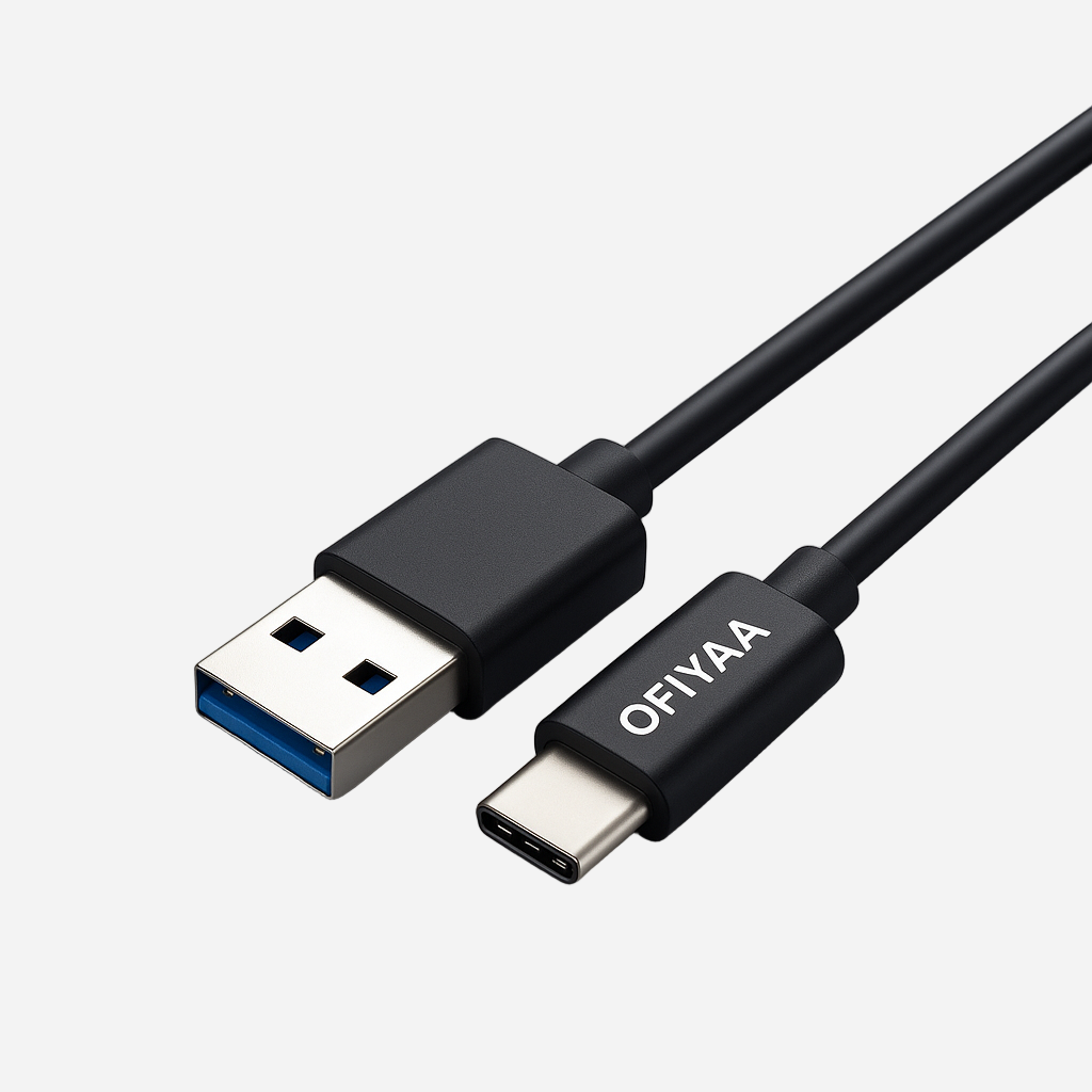 Cable - USB-A to USB-C איכותי לטעינה והעברת נתונים – Ofiyaa